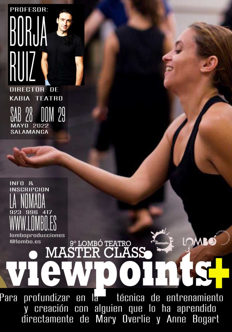 Borja Ruiz vuelve a dar una masterclass de Viewpoints+ - Lombó Teatro