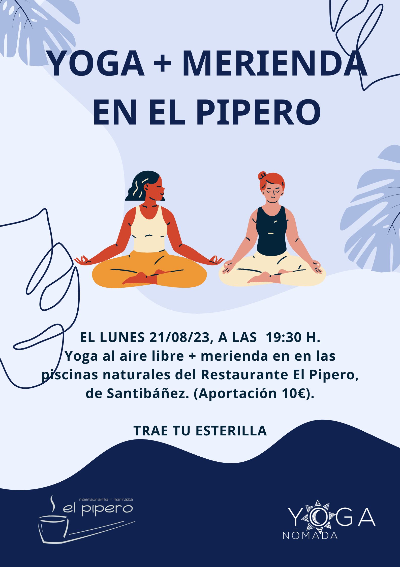 Yoga + Merienda en El Pipero de Santibañez de la Sierra - Lombó Teatro